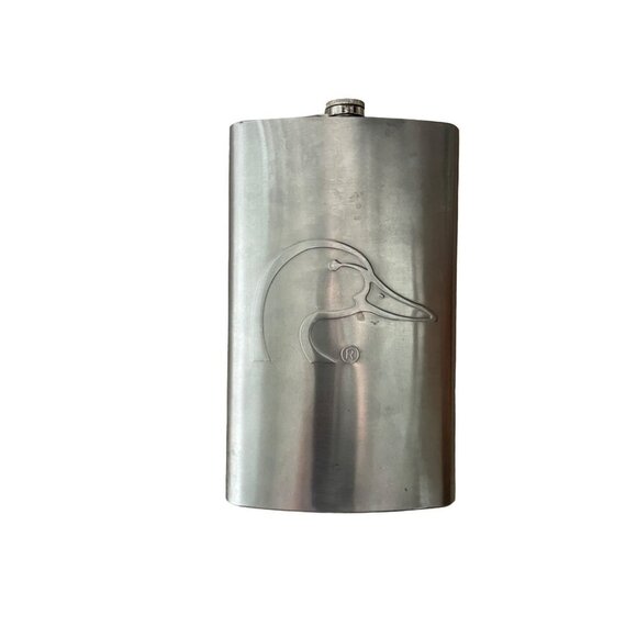 Ducks Unlimited | Dining | Ducks Unlimited Vintage Metal Large Flask ...